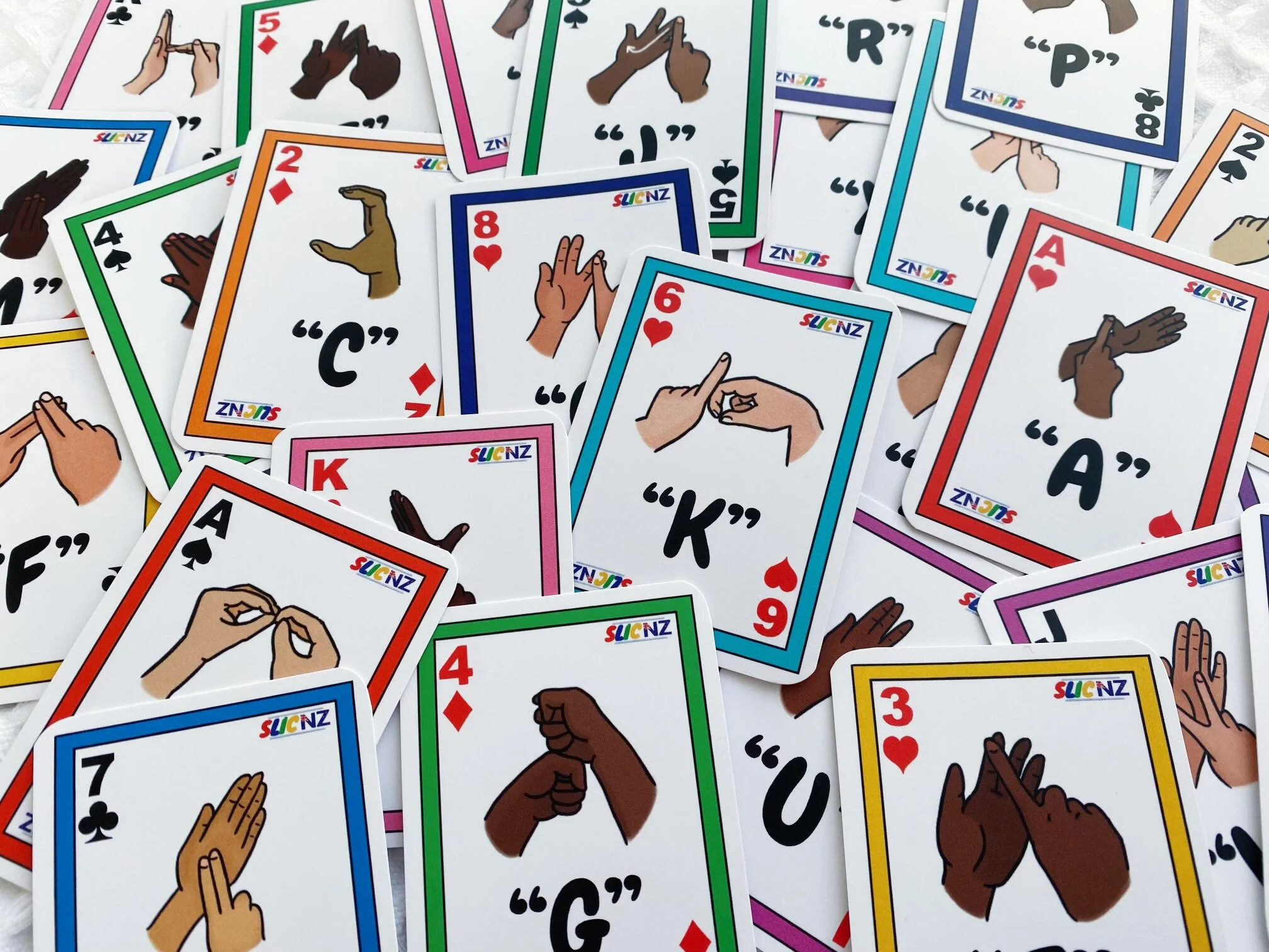 Buy sign language interactive playing cards — SLICNZ