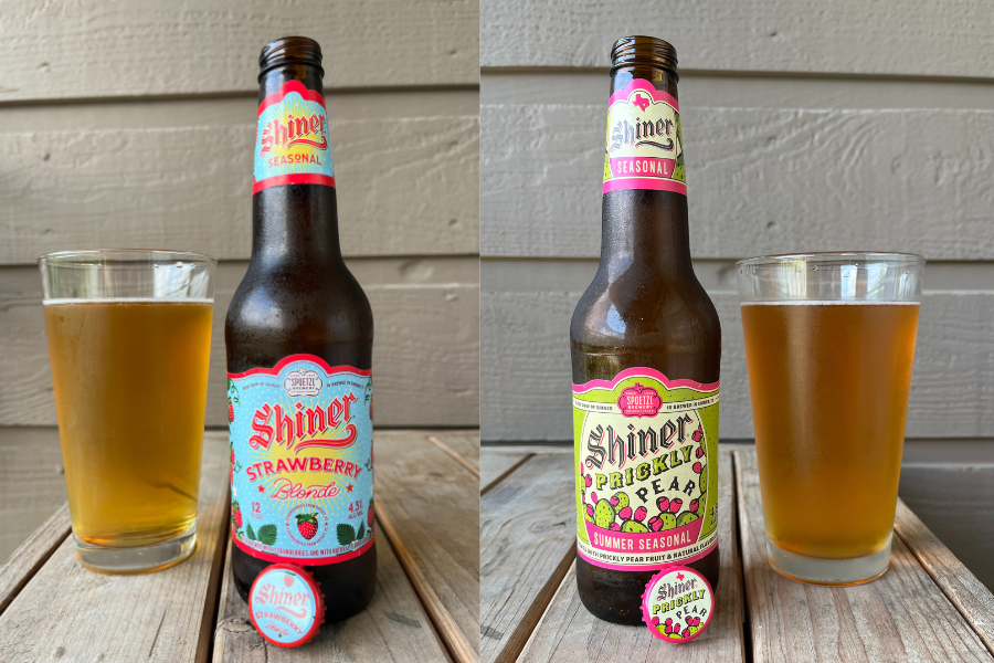 Shiner Seasonal Beers - Strawberry Blonde and Prickly Pear - Review ...