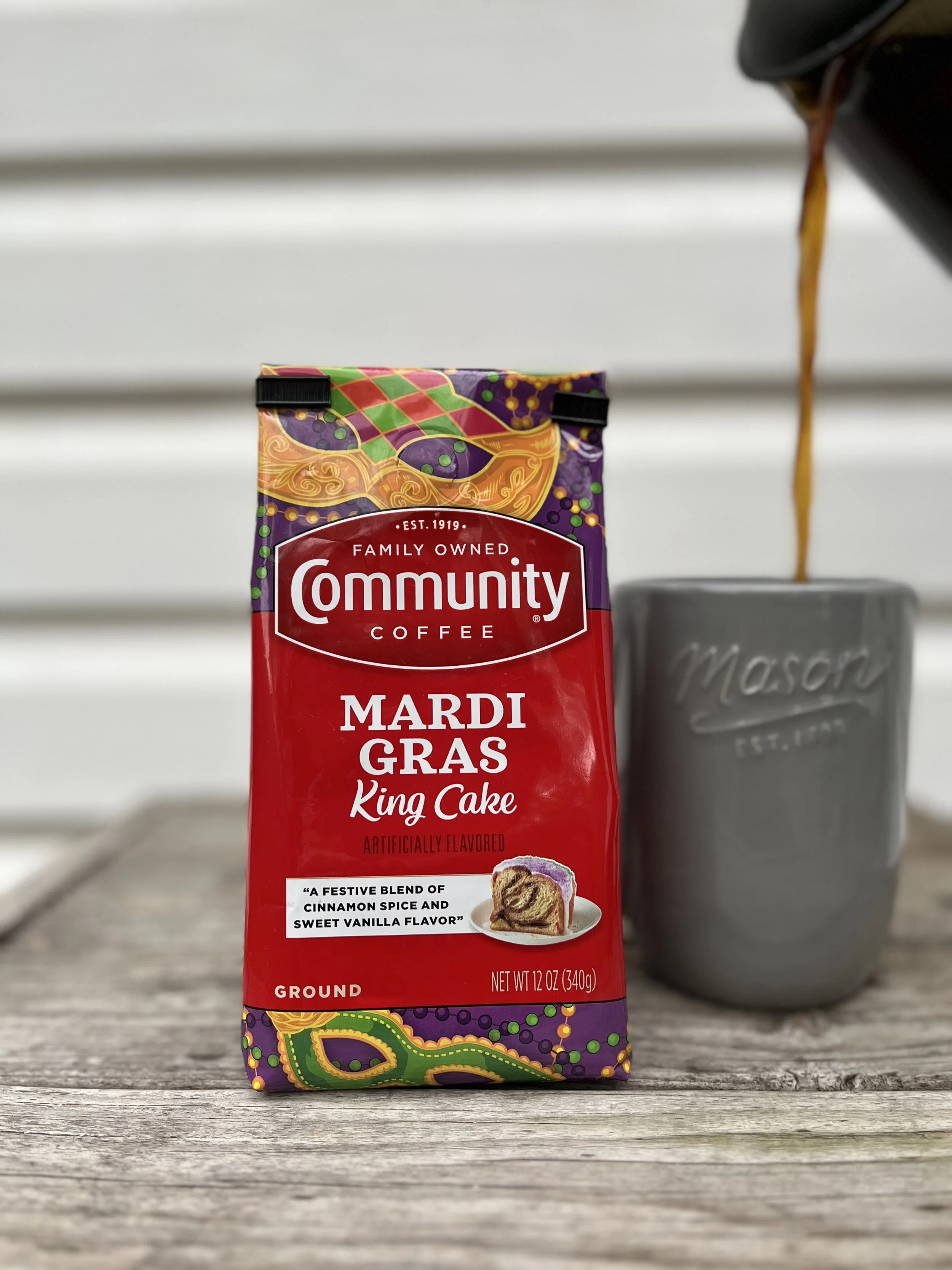 Mardi Gras King Cake - Community Coffee Review — The Brew Adventures ...