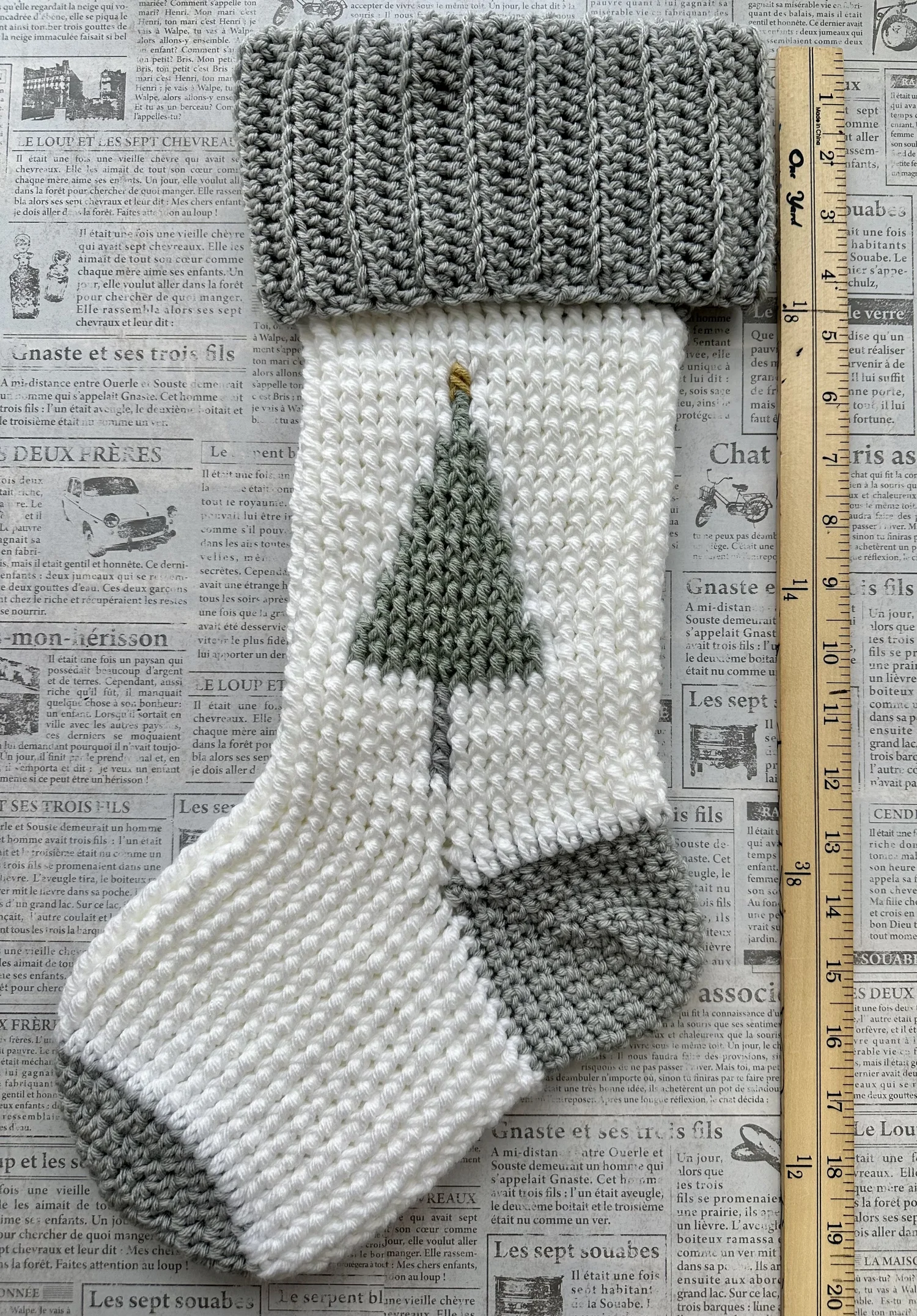 Tangled Stocking Crochet Pattern — tlcrochet