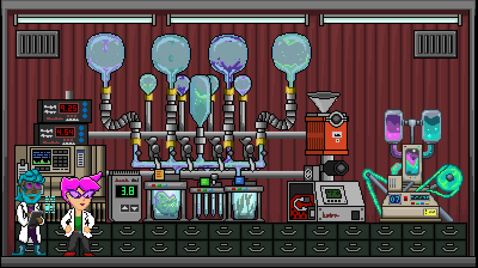 Pixel’s Chemistry Lab Animation — Unstable Scientific