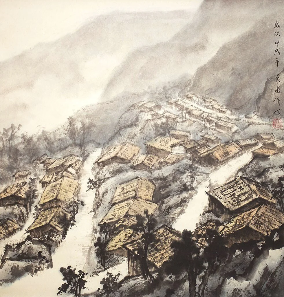 Contemporary Chinese ink paintings by Wu Lan-Chiann — www.wulanchiann.com