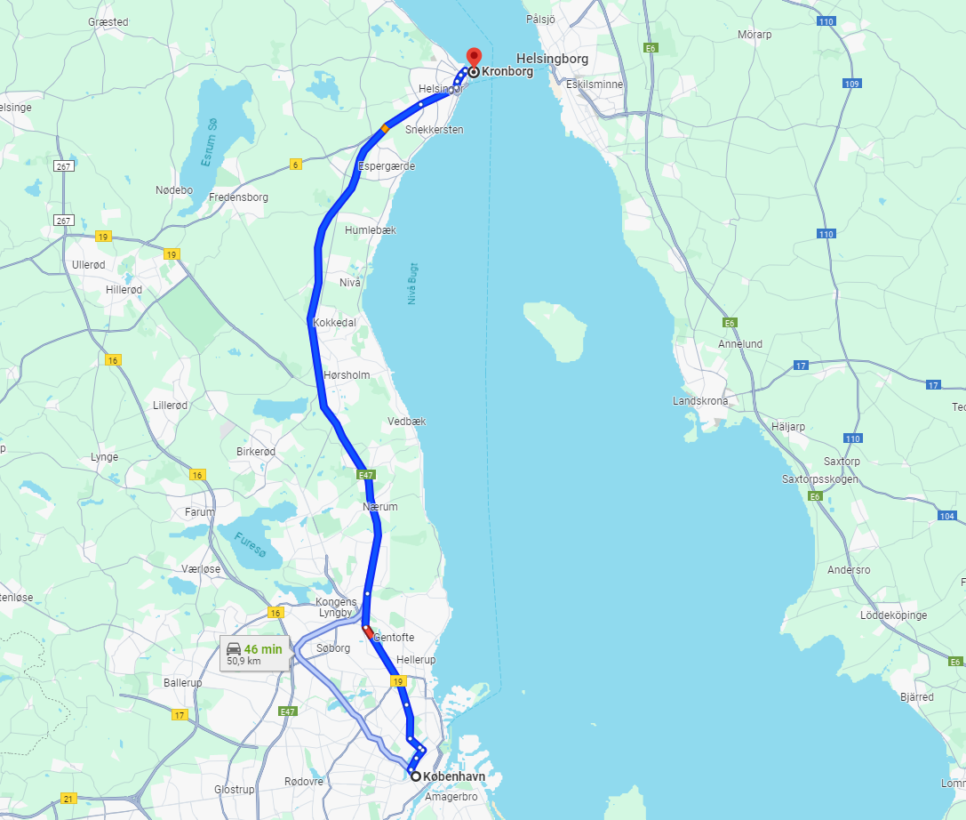 Kronborg Castle Map Frederiksborg & Kronborg Castles: Private Day Trip