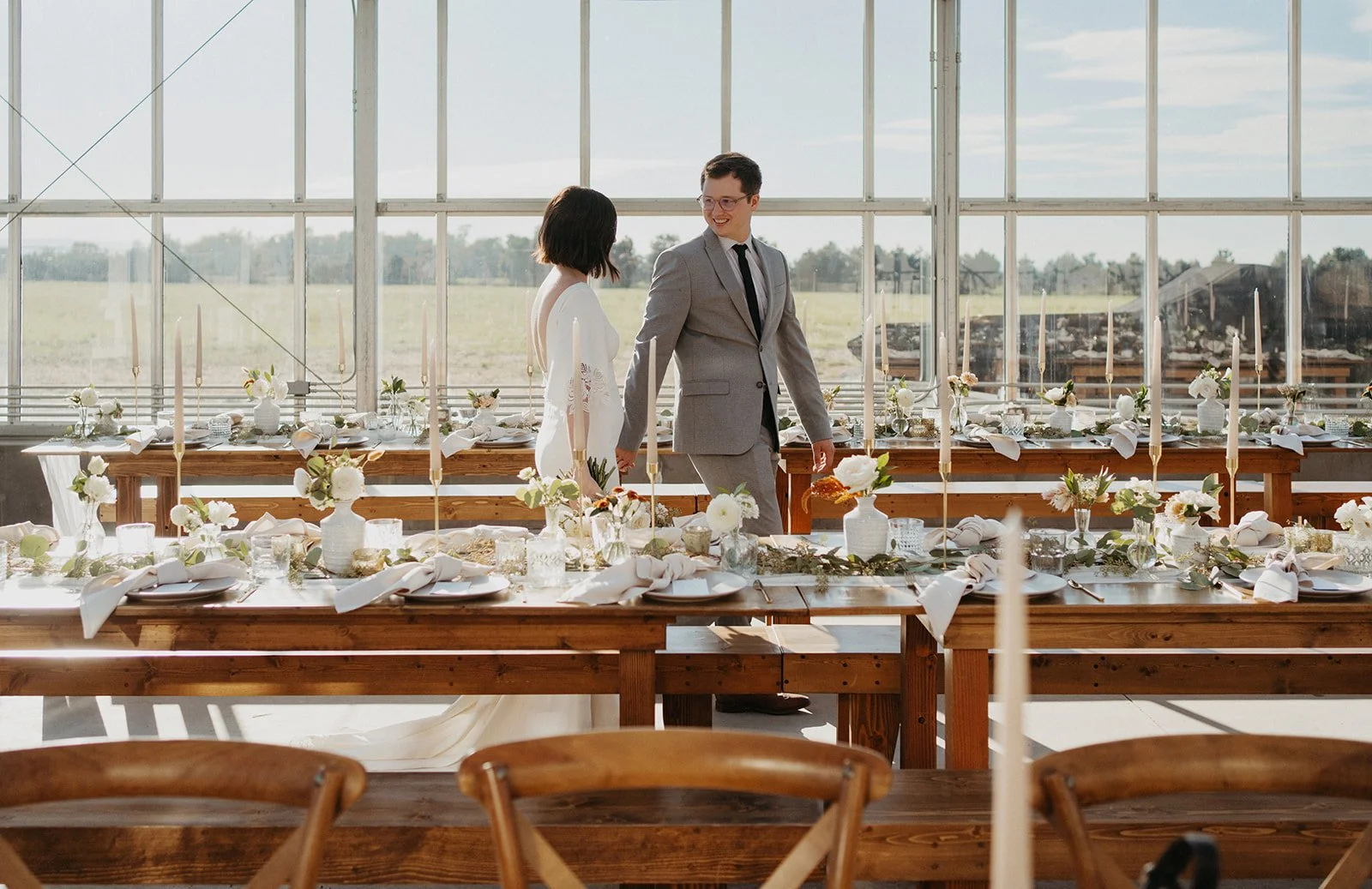 Intimate Countryside Greenhouse Wedding Venue — Kass Films