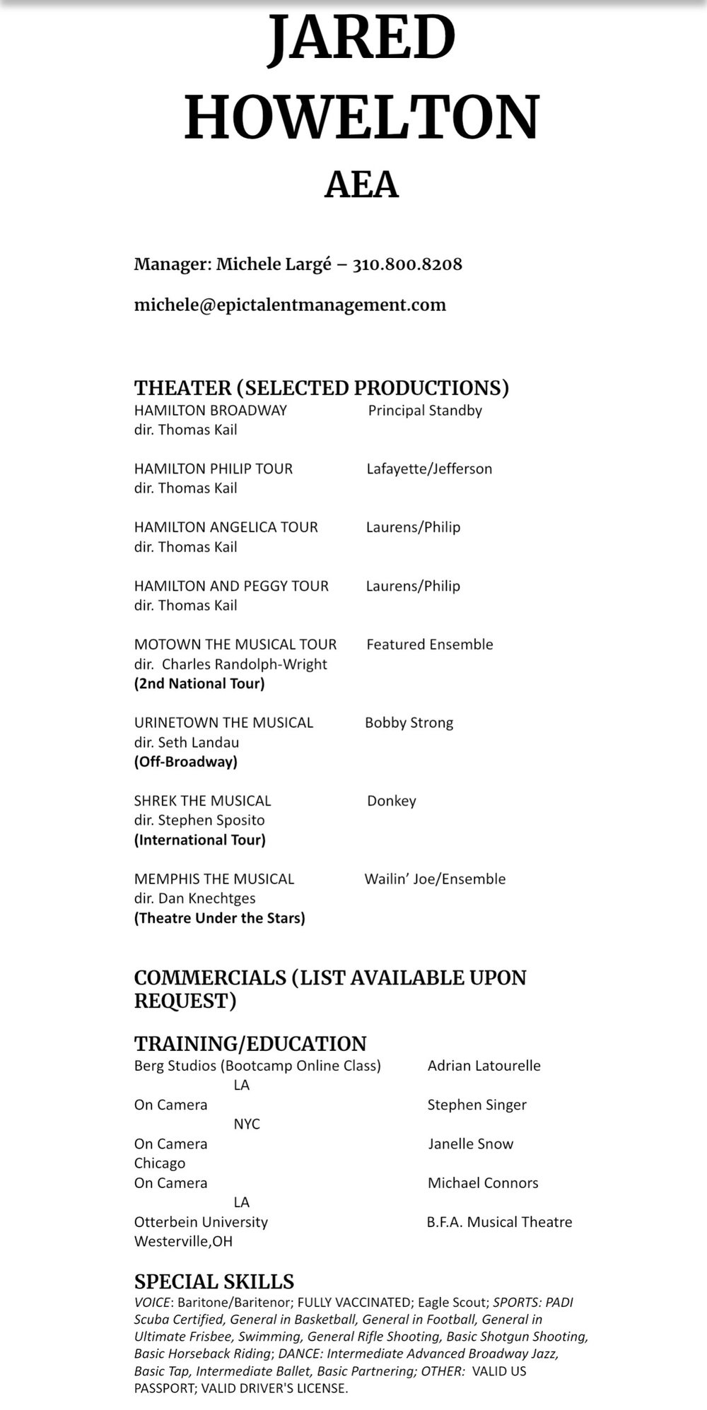 Work — JARED HOWELTON