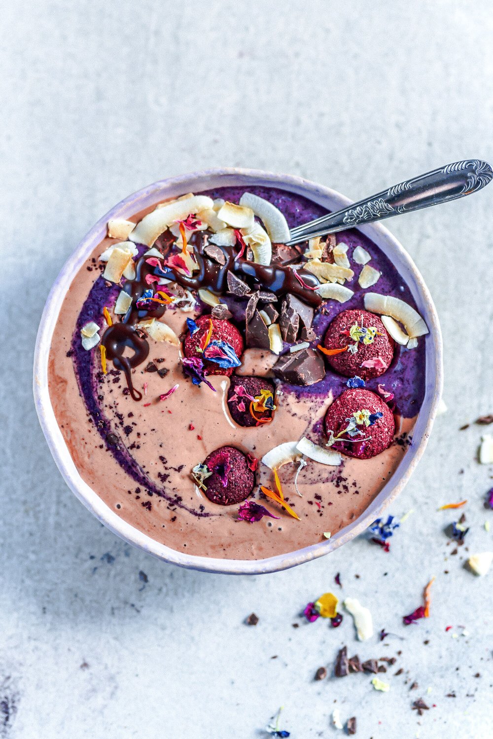 Wild Blueberry and Chocolate Smoothie Bowl — Arctic Power Berries