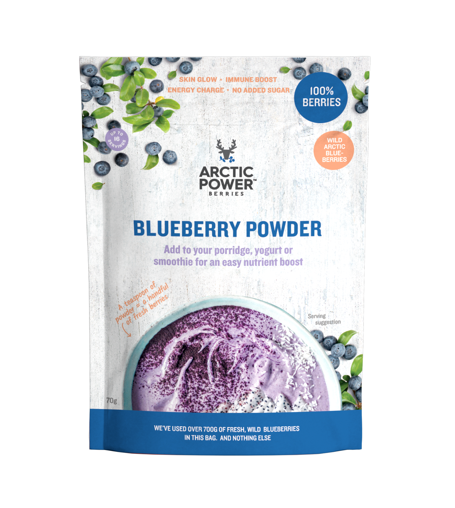 Wild Blueberry and Chocolate Smoothie Bowl — Arctic Power Berries