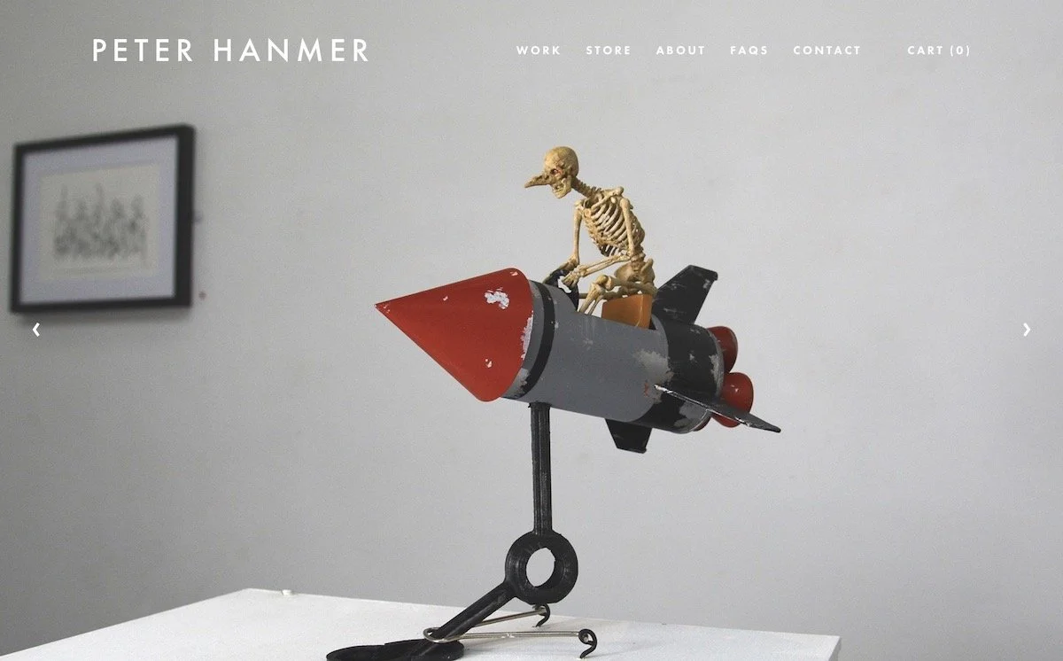 Squarespace for Artists: 16 Eye-catching Website Examples