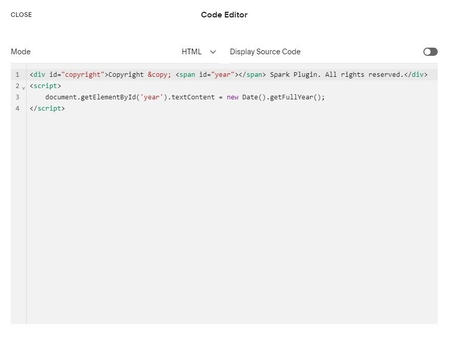 How to Add a Dynamic Squarespace Copyright Footer Year