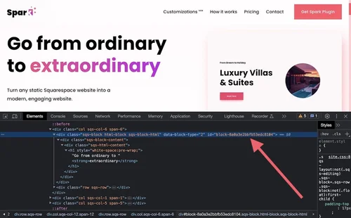 Squarespace ID Finder: How to Find Block ID in Squarespace