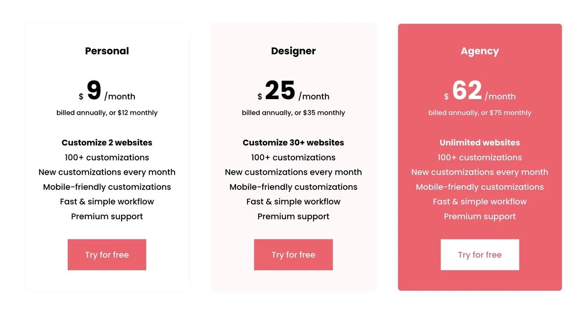How to Add a Pricing Table in Squarespace (4 Easy Ways)