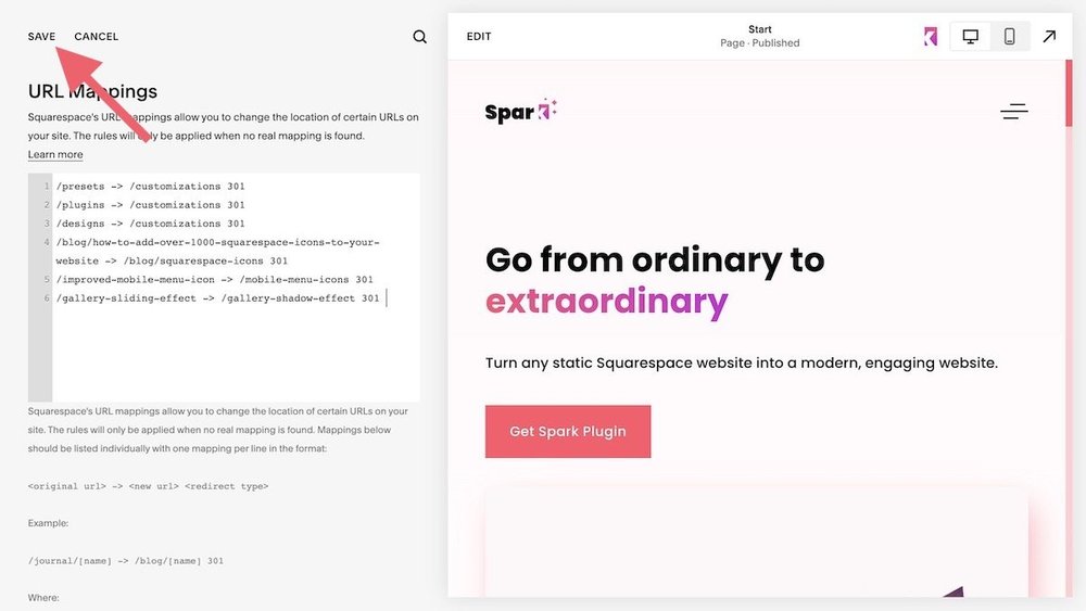 How to Redirect an URL in Squarespace (3 Easy Steps)