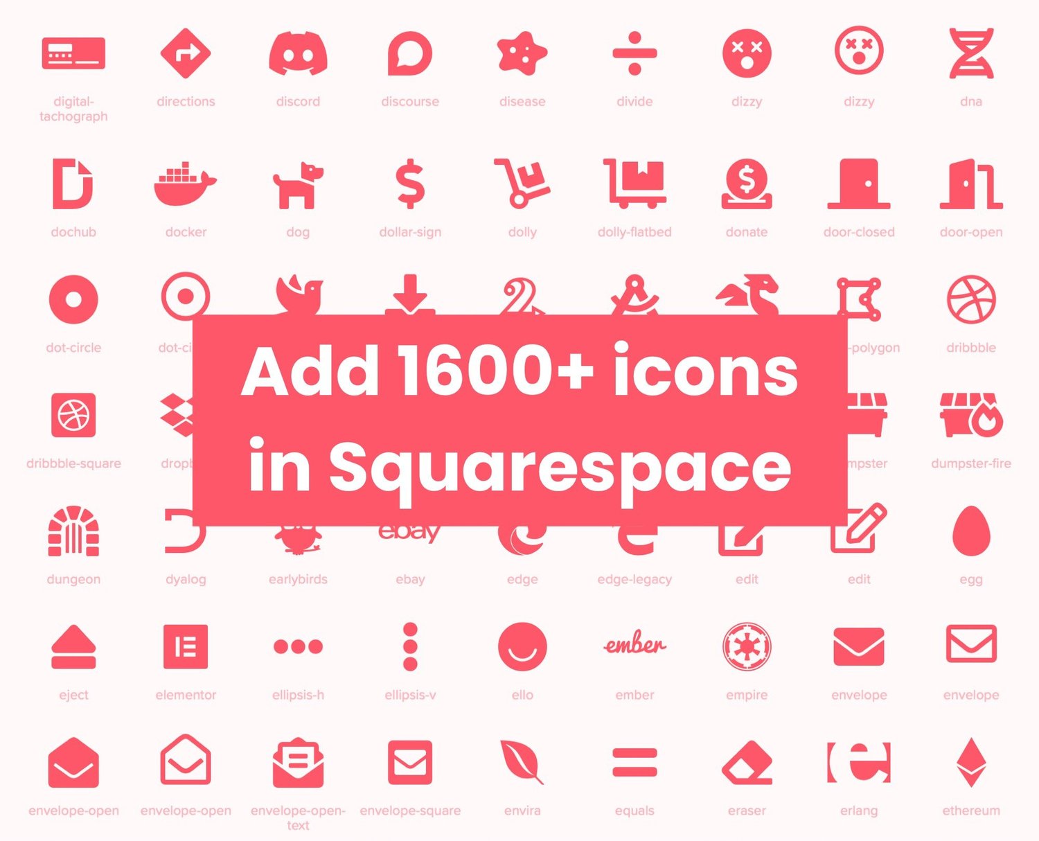 How to Add 1600+ Icons to Squarespace (with Font Awesome)