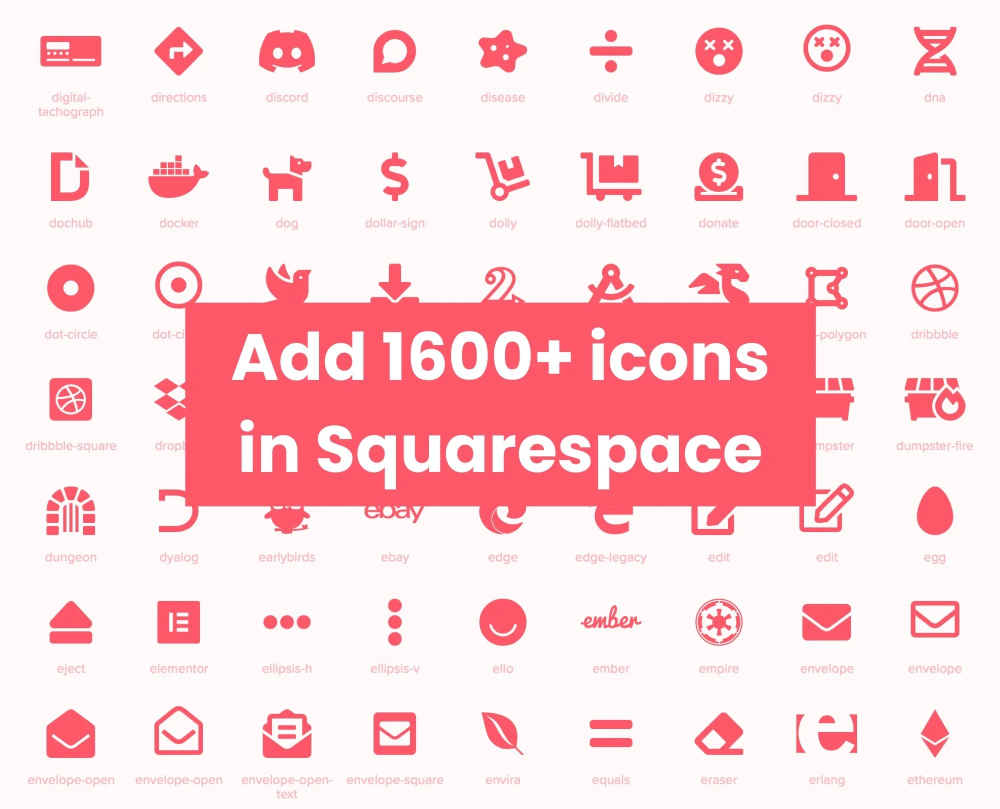 How to Add 1600+ Icons to Squarespace (with Font Awesome)