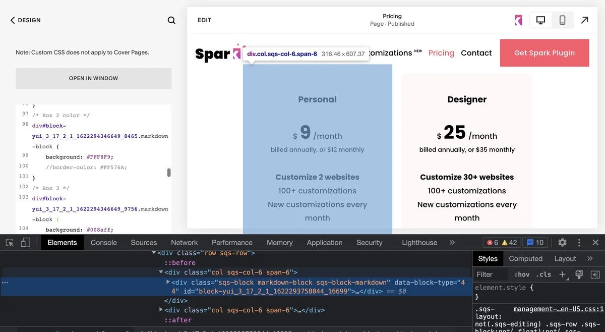 How to Add a Pricing Table in Squarespace (4 Easy Ways)