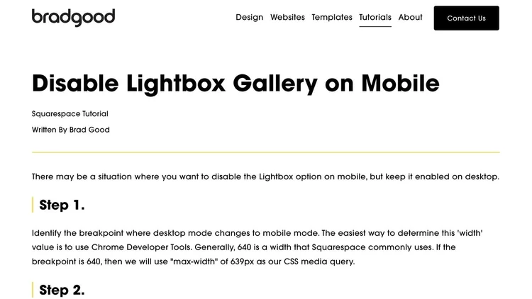 9 Useful Squarespace Lightbox Tweaks to Improve your Site