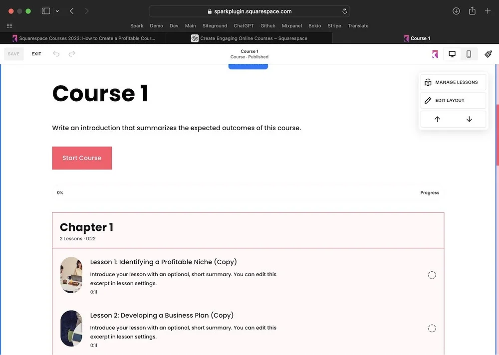 Squarespace Courses 2025: How to Create a Profitable Course