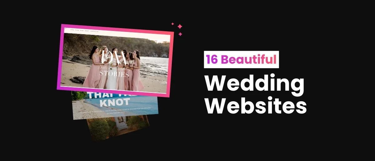 14 Most Elegant Squarespace Wedding Websites (+ 8 Templates)