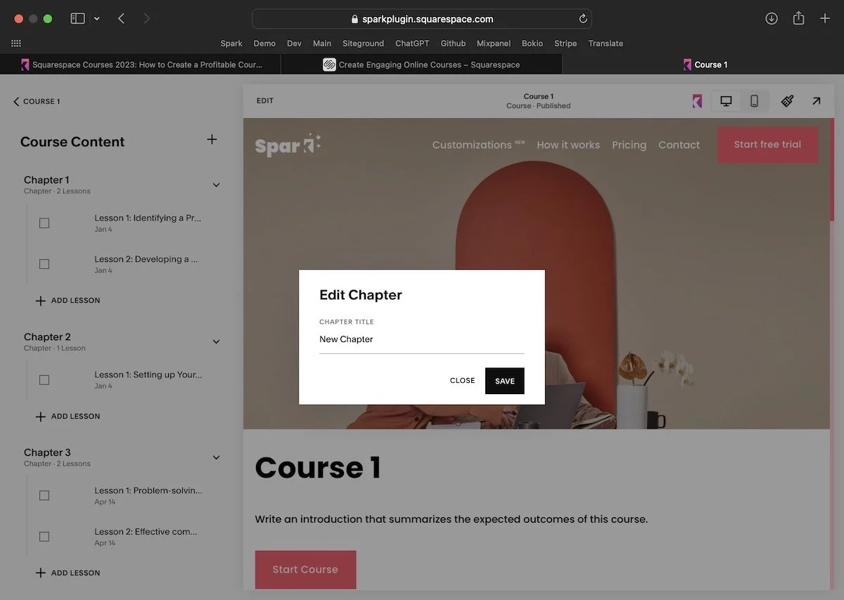 Squarespace Courses 2024: How to Create a Profitable Course