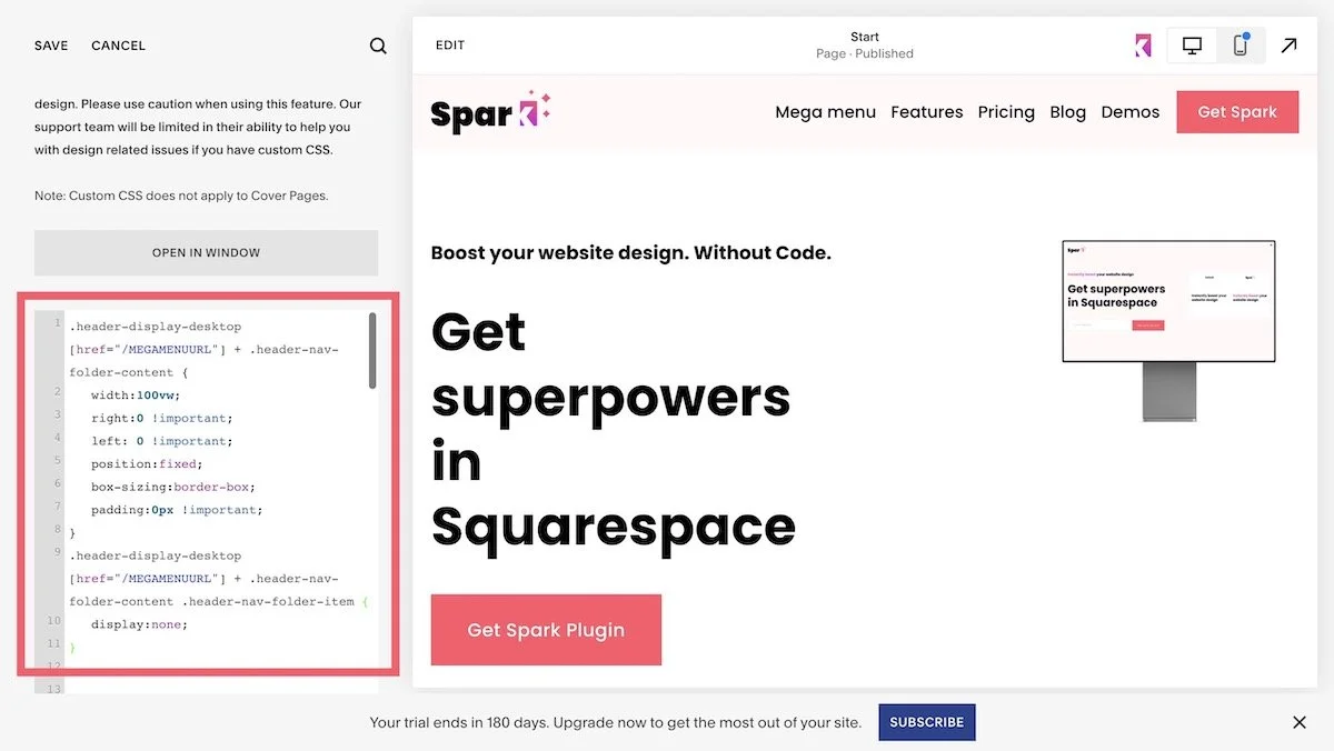 How to Add a Mega Menu in Squarespace (2 Easy Ways)