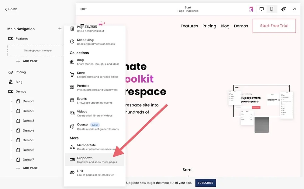 How to Add a Mega Menu in Squarespace (2 Easy Ways)