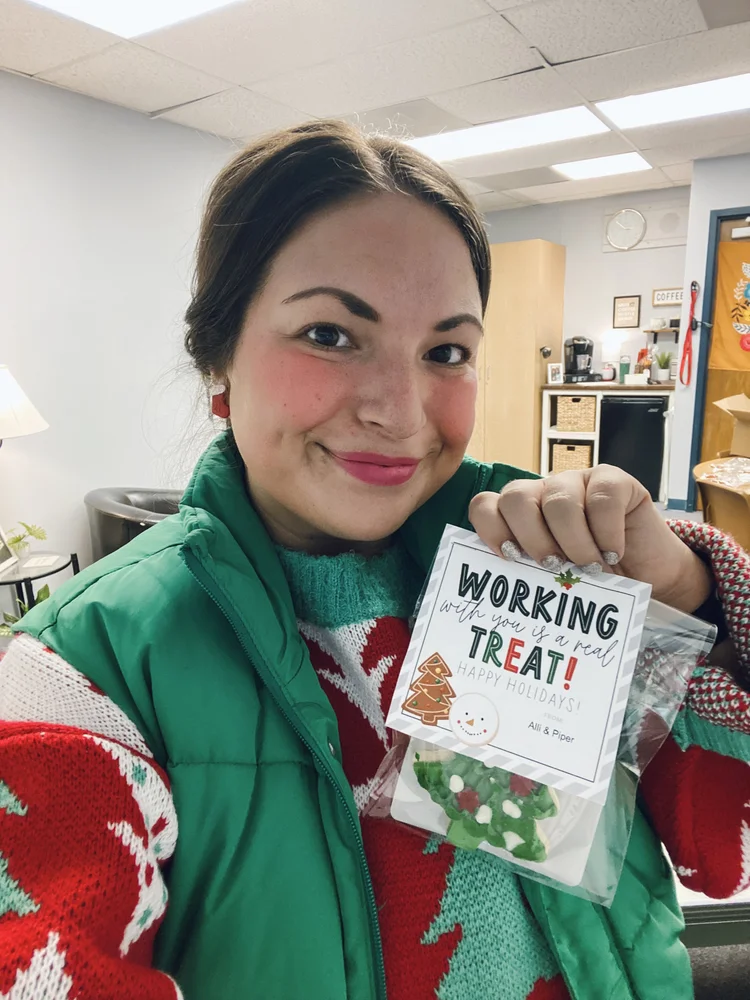 SUPER simple Christmas-themed appreciation goodie for my coworkers ...