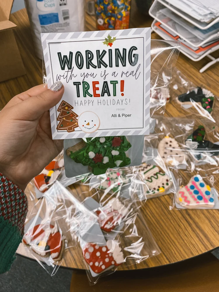 SUPER simple Christmas-themed appreciation goodie for my coworkers ...