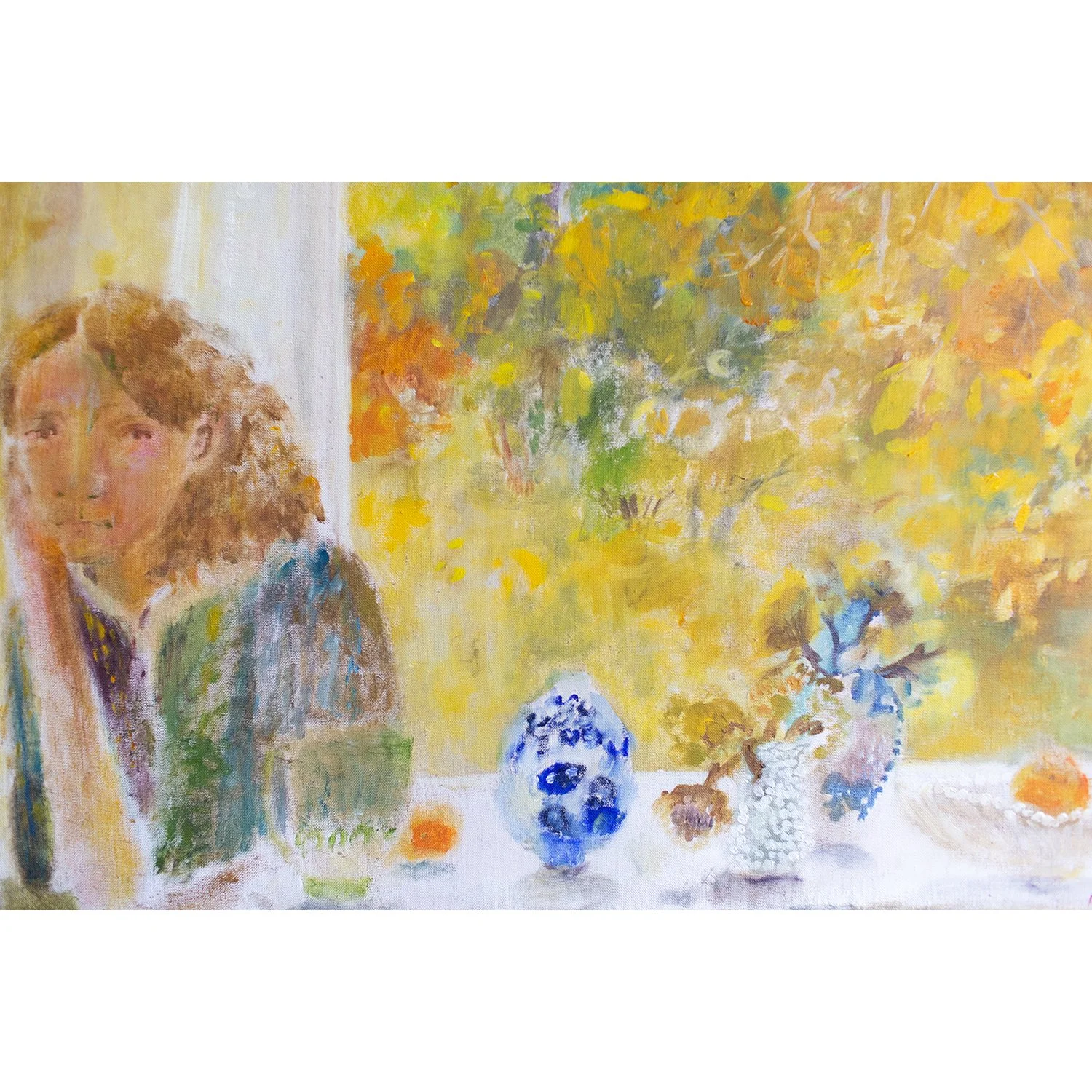 Elizabeth Endres Art - Orange Table, Queen Anne's Lace — The Willard ...