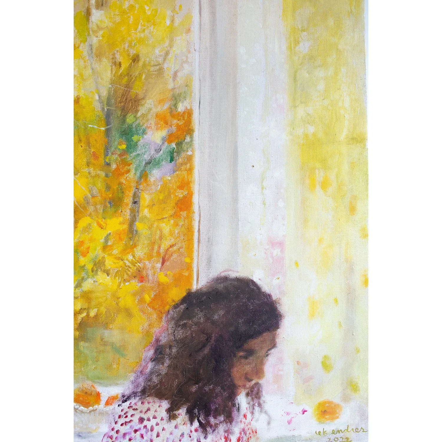 Leafy Greens and Blue Bottles by Elizabeth Endres — The Willard Gallery