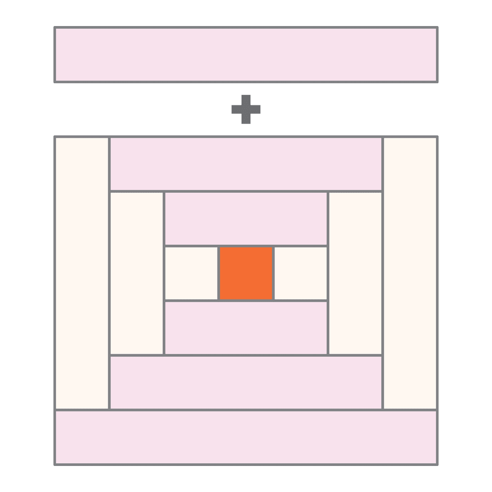 Step-by-Step Guide: Making a Courthouse Steps Quilt Block — Broadcloth ...