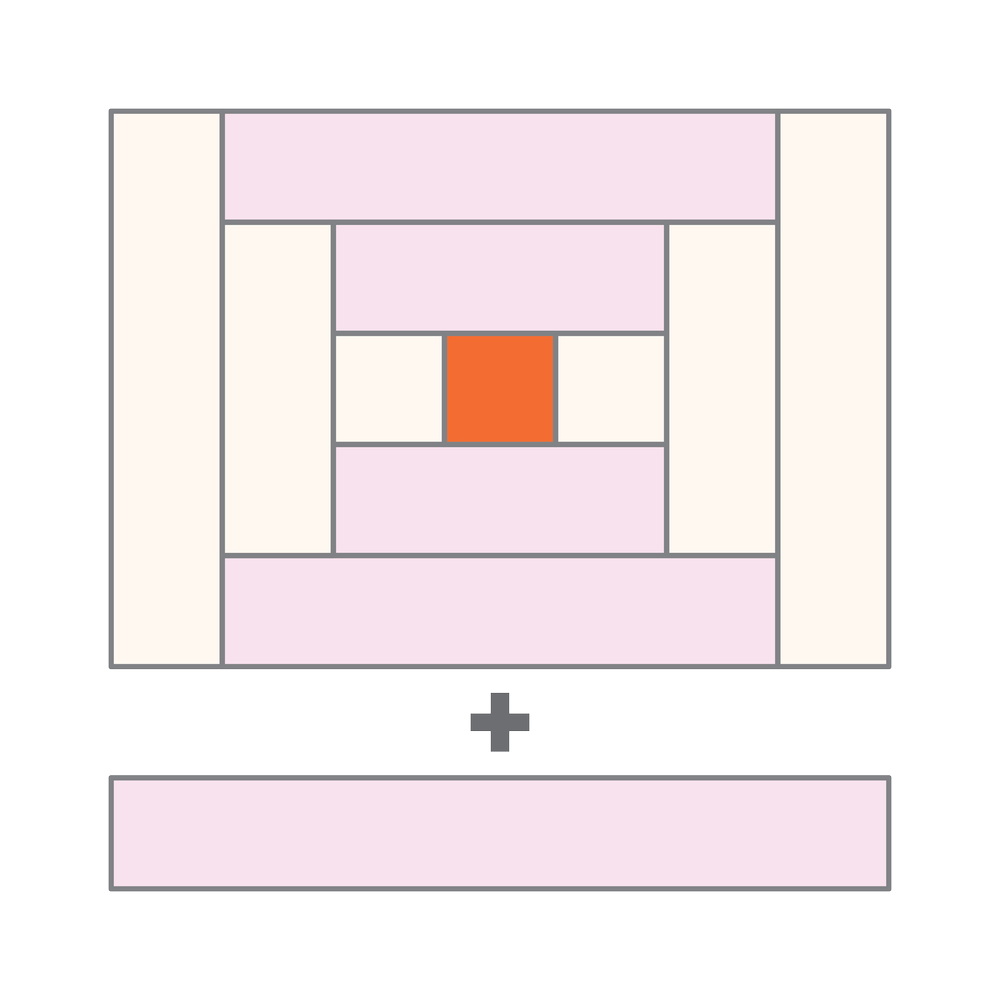 Step-by-Step Guide: Making a Courthouse Steps Quilt Block — Broadcloth ...