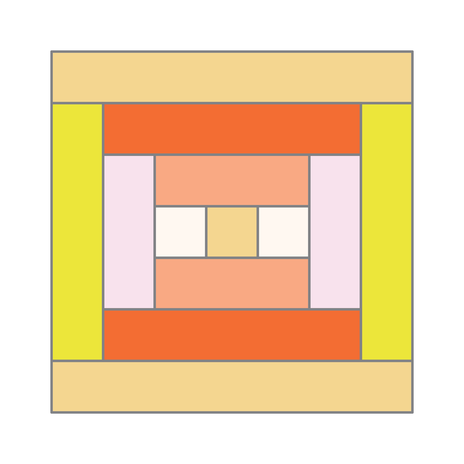 DIY Scrappy Courthouse Steps Quilt Block Tutorial — Broadcloth Studio