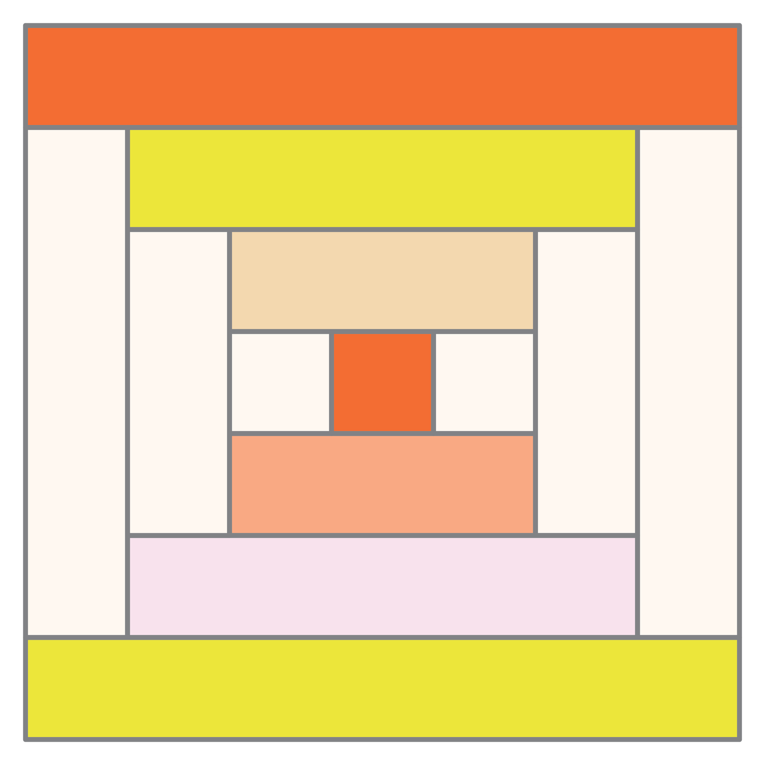 DIY Scrappy Vertical Waves Courthouse Steps Quilt Block — Broadcloth Studio