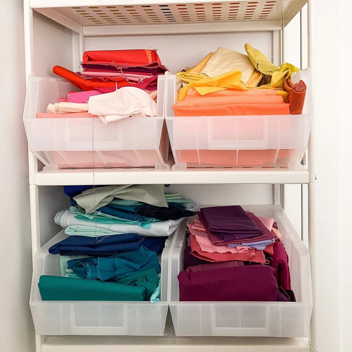 Sort Fabric Scraps by Color to Spark Your Next Improv Quilt ...