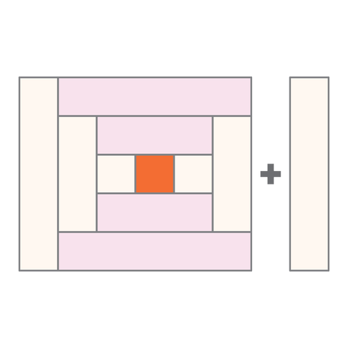 Step-by-Step Guide: Making a Courthouse Steps Quilt Block — Broadcloth ...