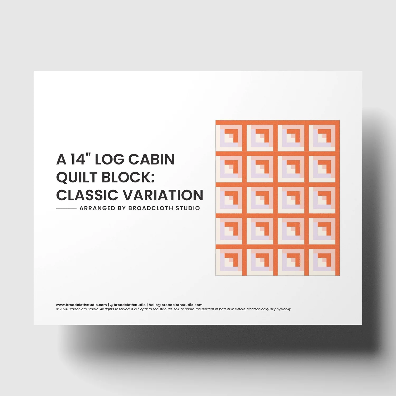 Top 4 Classic Log Cabin Quilt Block Layouts — Broadcloth Studio