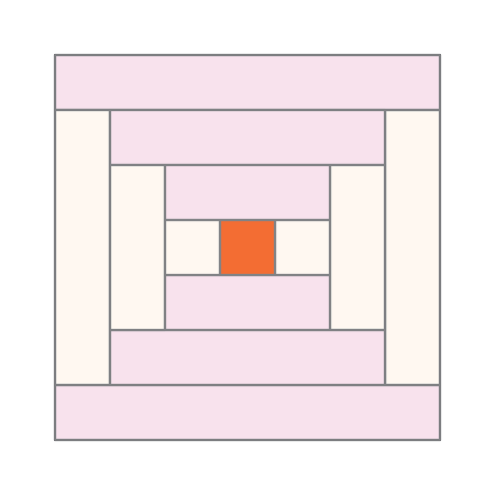 Step-by-Step Guide: Making a Courthouse Steps Quilt Block — Broadcloth ...