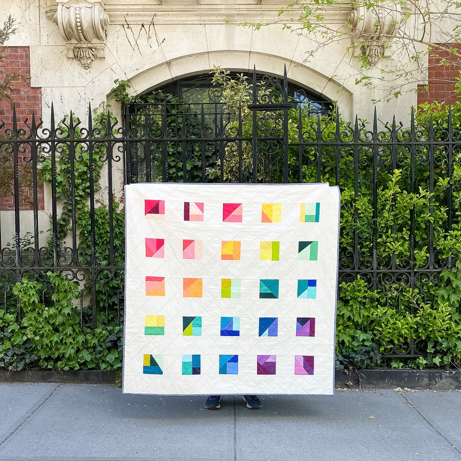 supernova stripes quilt — Broadcloth Studio