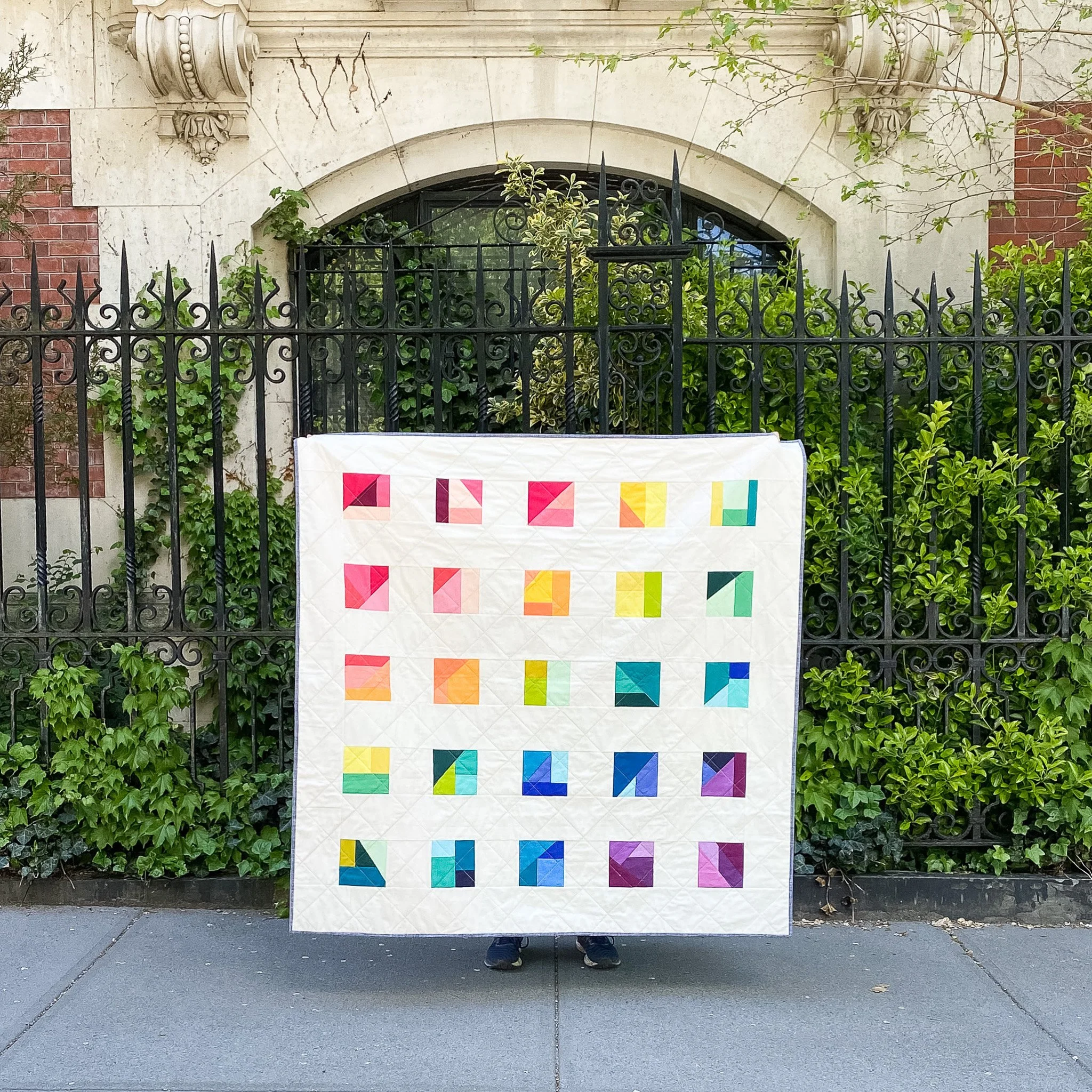 supernova stripes quilt — Broadcloth Studio