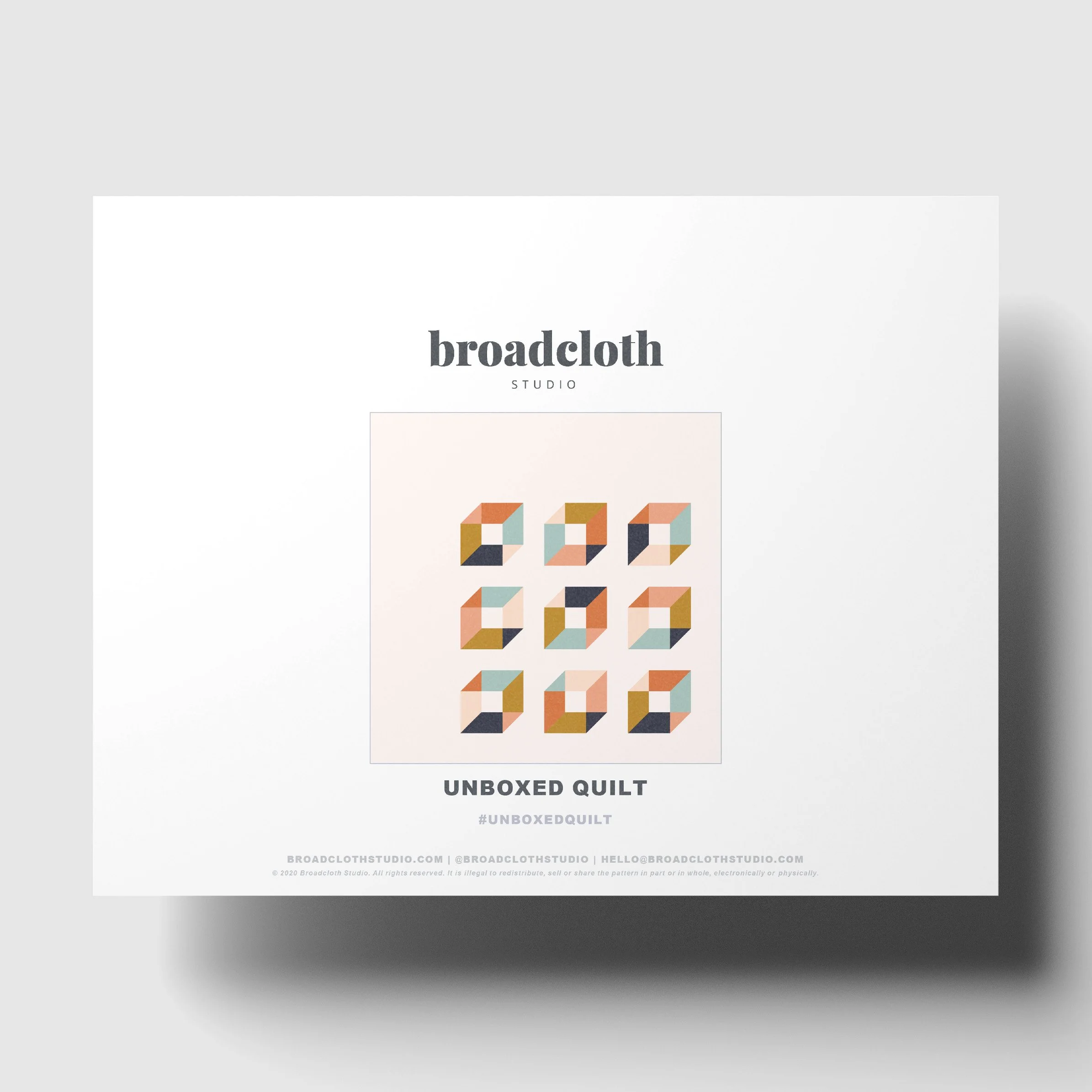 disco steps quilt — Broadcloth Studio