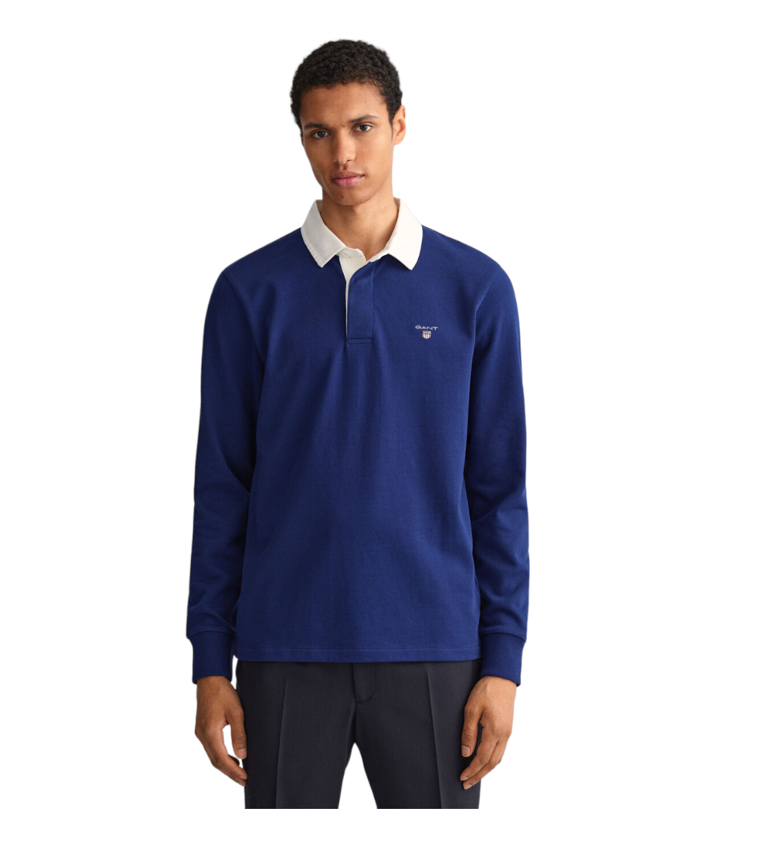 Gant Shield Heavy Rugby Shirt - 2005110 - Rich Navy — JETHWA CLOTHING