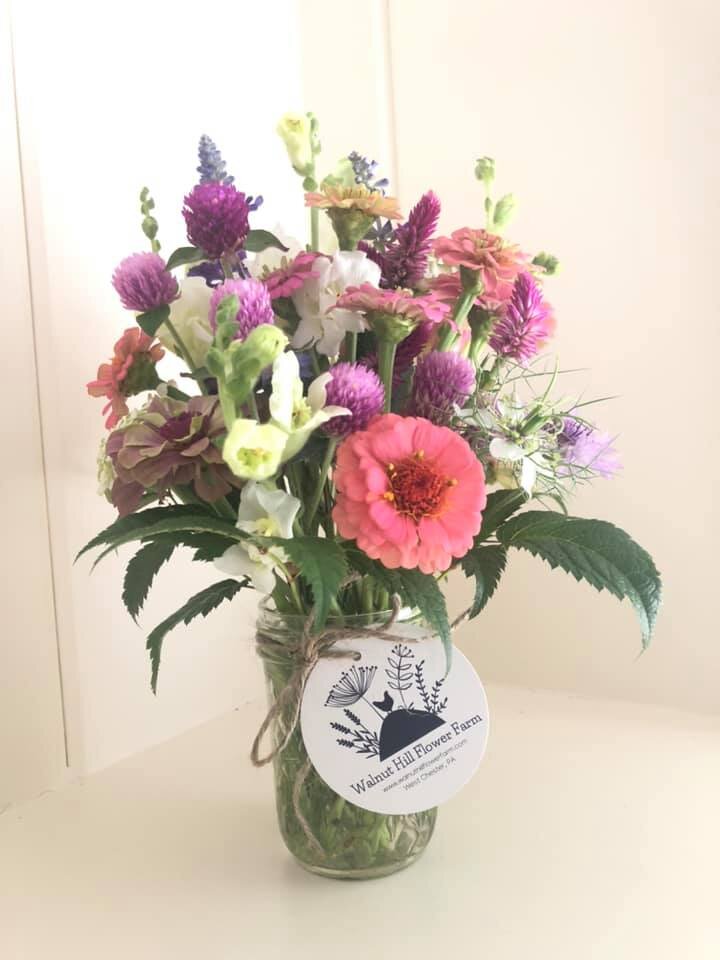 "Farm Stand Arrangement" — Walnut Hill Flower Farm