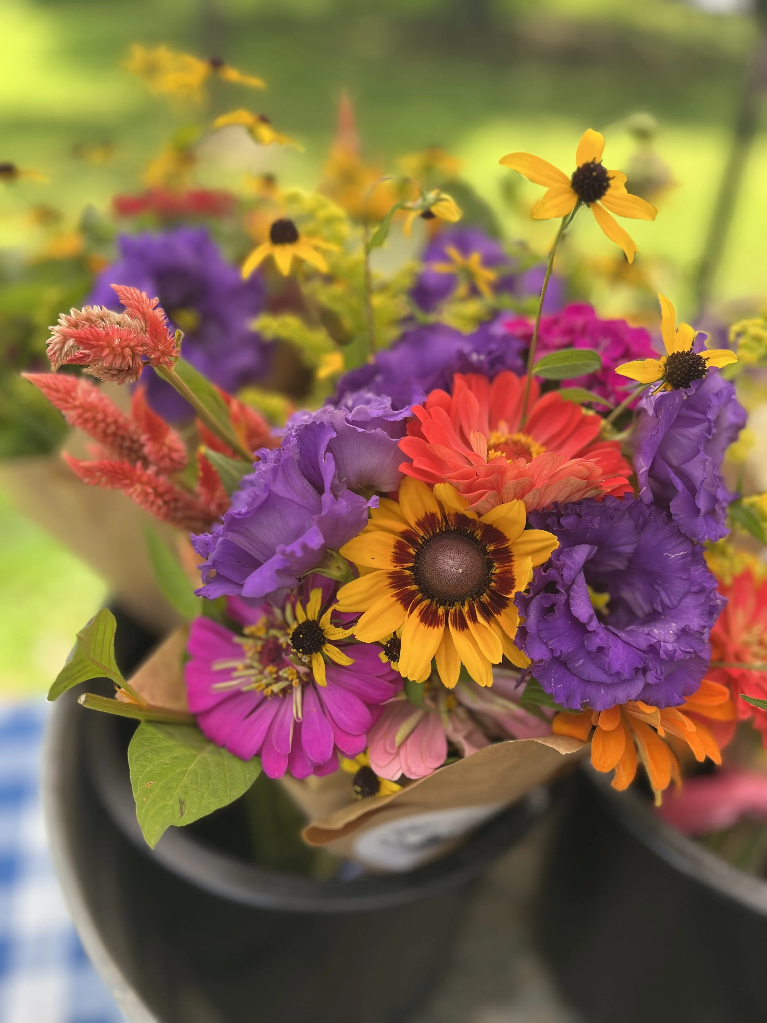 DIY Flower Buckets — Walnut Hill Flower Farm