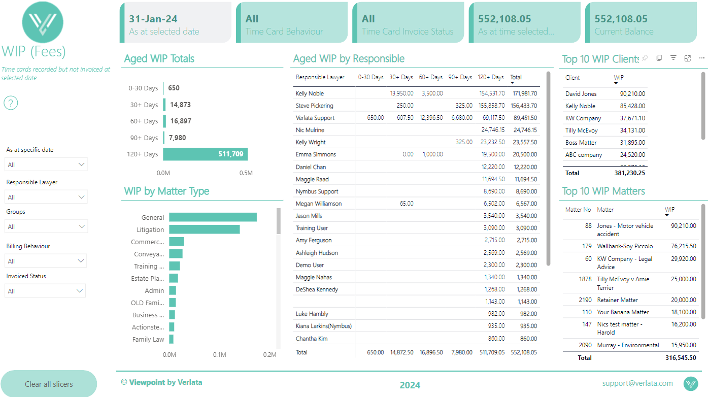 Viewpoint - A Purpose Built, Actionstep Reporting Suite — Verlata ...