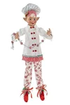 RAZ 24" Poseable Elf with Champagne Glass — Holiday Whimsy