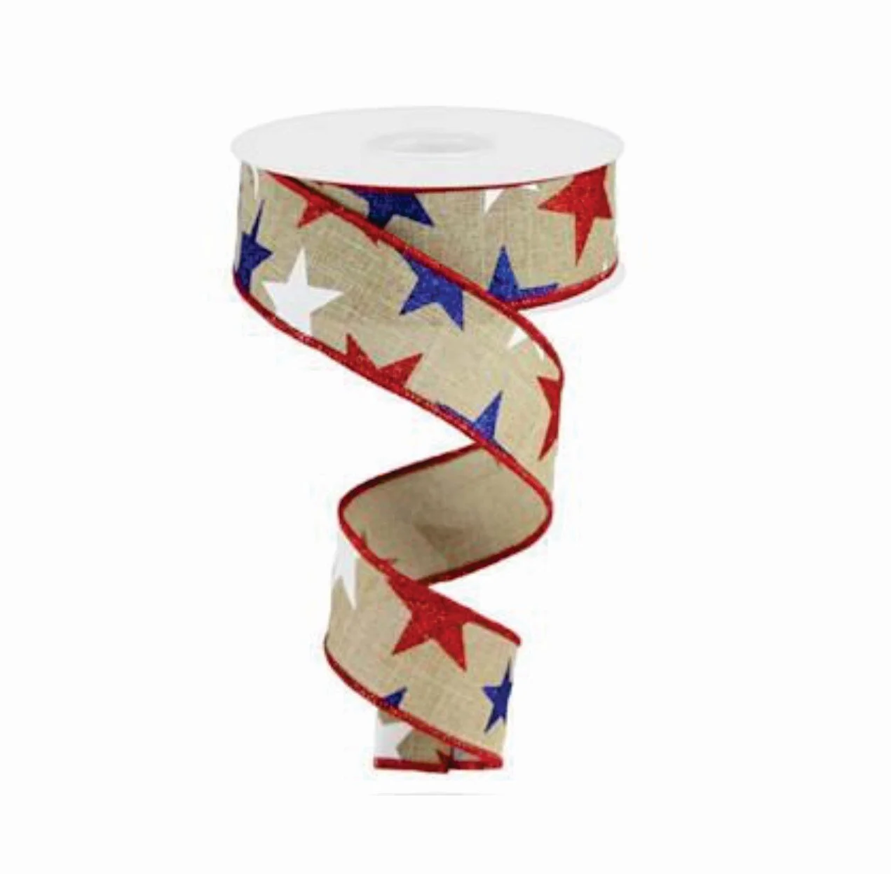 Slash Stripe/Fuzzy Royal, 1.5" — Holiday Whimsy