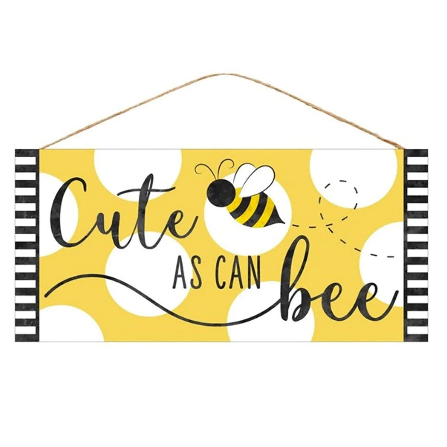 Metal Embossed Beehive Sign, 12" — Holiday Whimsy