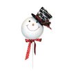 Snowman Hat Snow Pine Spray, 33" — Holiday Whimsy