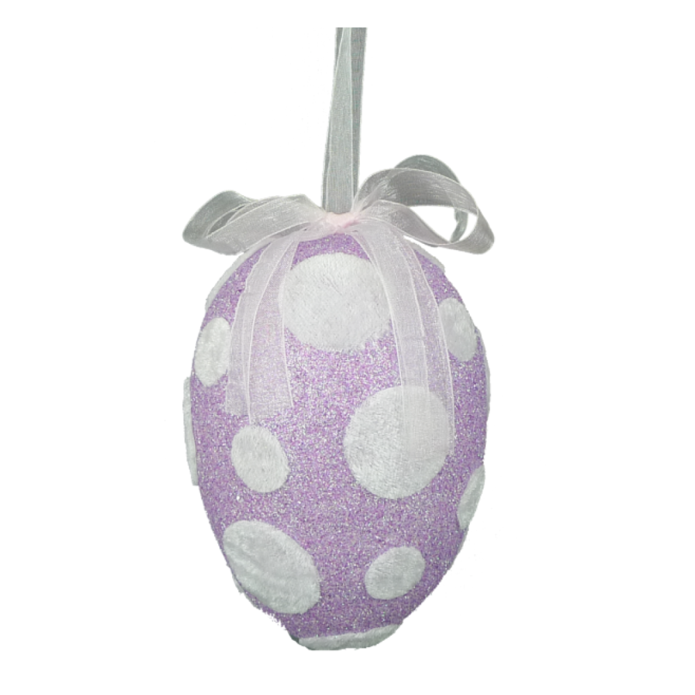 Thread Easter Egg: Set of 4, 5.5" — Holiday Whimsy
