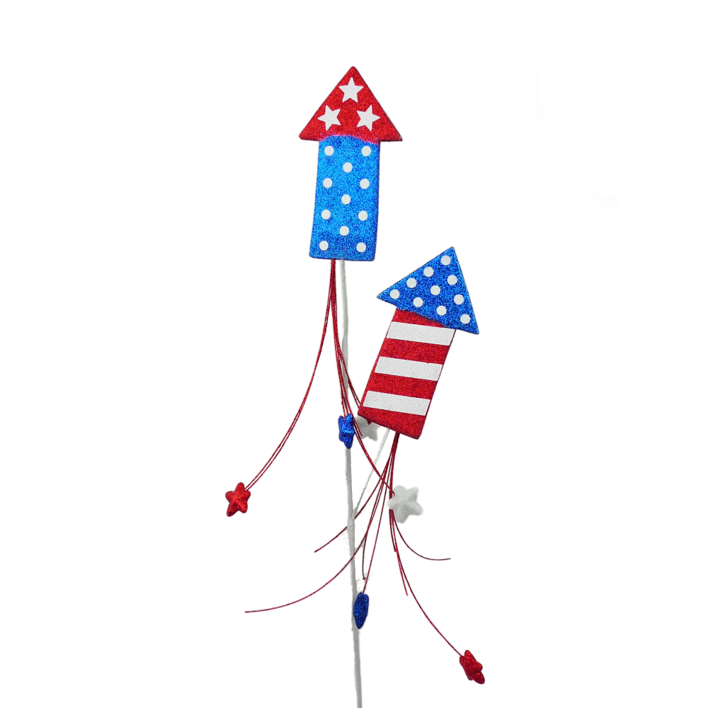 Glitter Firecracker x3 Spray, 26" — Holiday Whimsy